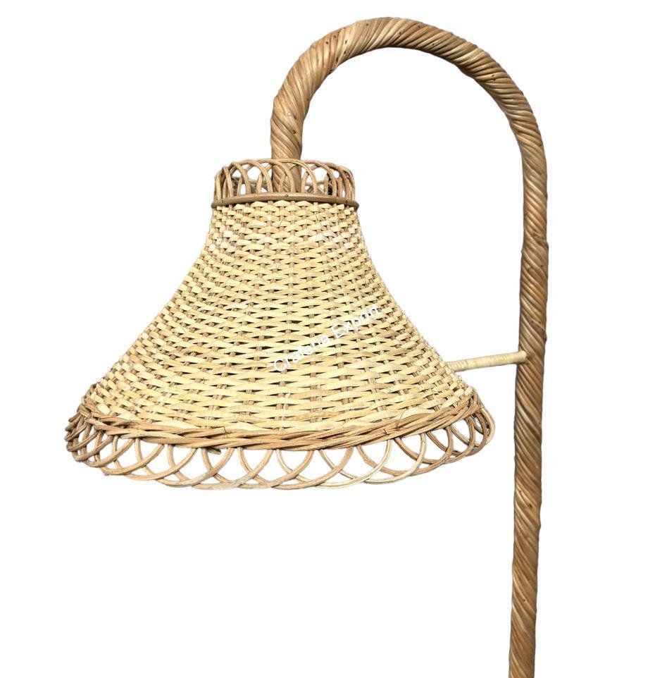 Buy Handmade Rattan cane standing floor lamp shade - Craferia