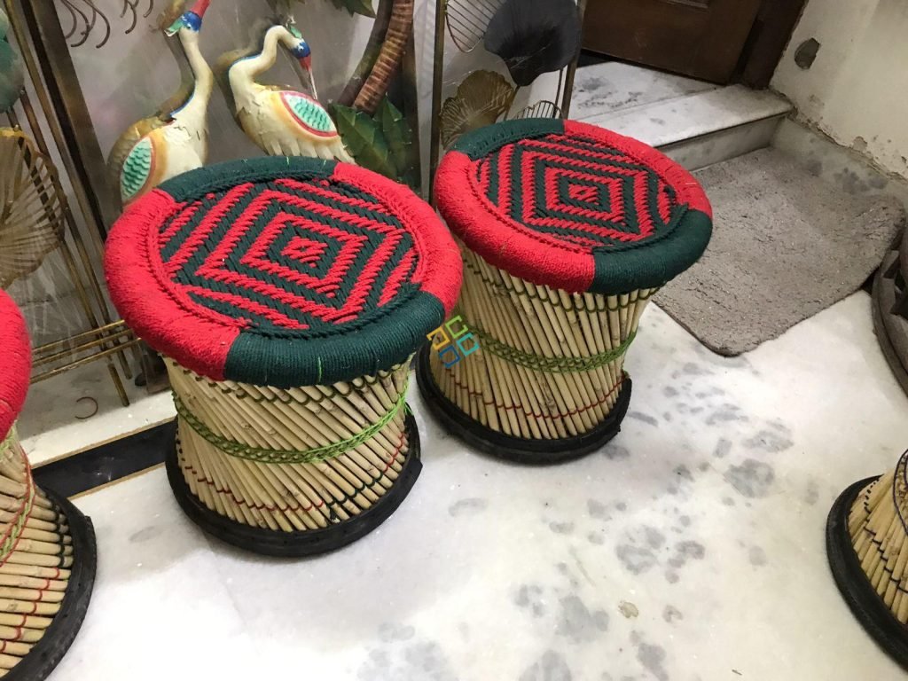 Buy Traditional Colourful Mudha for Indoor/Outdoor Sitting - Extra ...