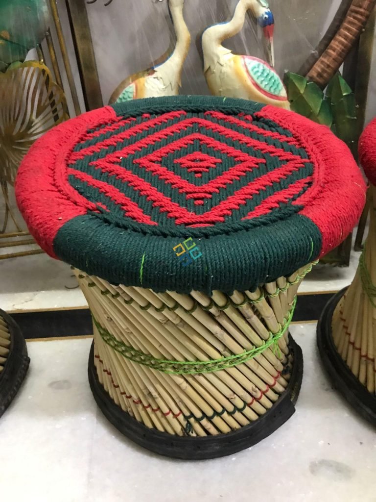 Buy Traditional Colourful Mudha for Indoor/Outdoor Sitting - Extra ...