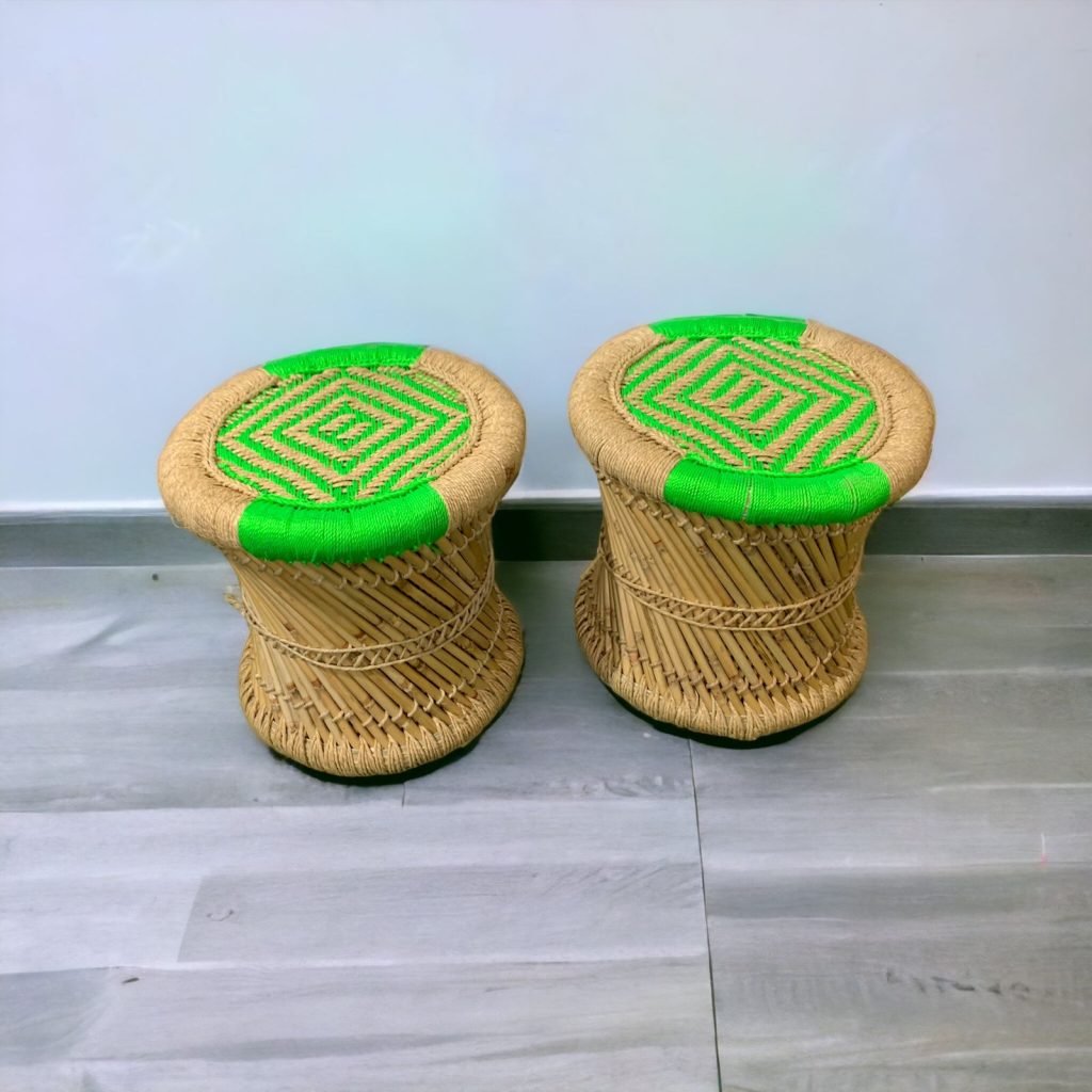 Buy Traditional Colourful Mudha for Indoor/Outdoor Sitting - Extra ...